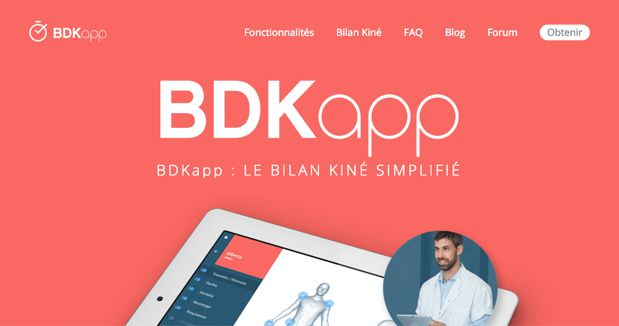 Bilan kiné : comparatif des différents logiciels BDK